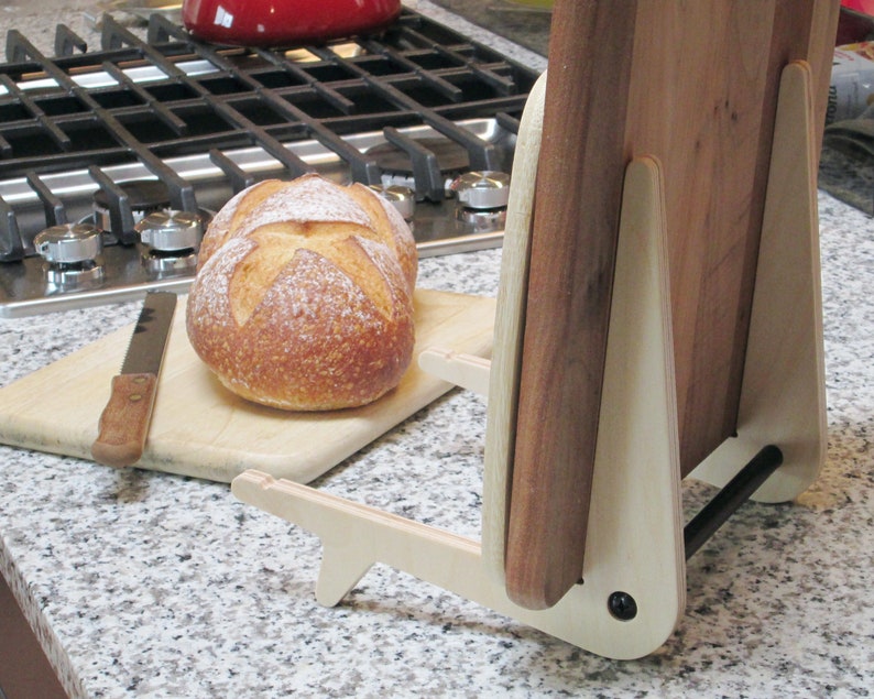 Storage Rack for Cutting Boards Modern Wood Charcuterie - Etsy