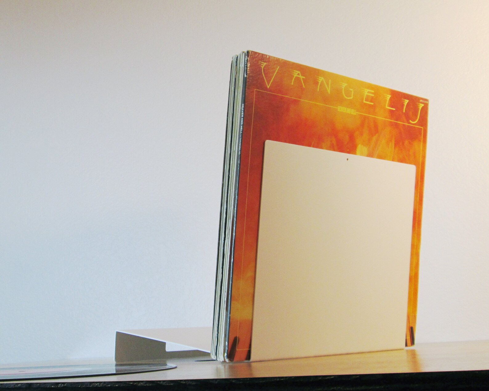 Leaning Vinyl Record Flip Rack Sleek Minimalist Album Stand - Etsy