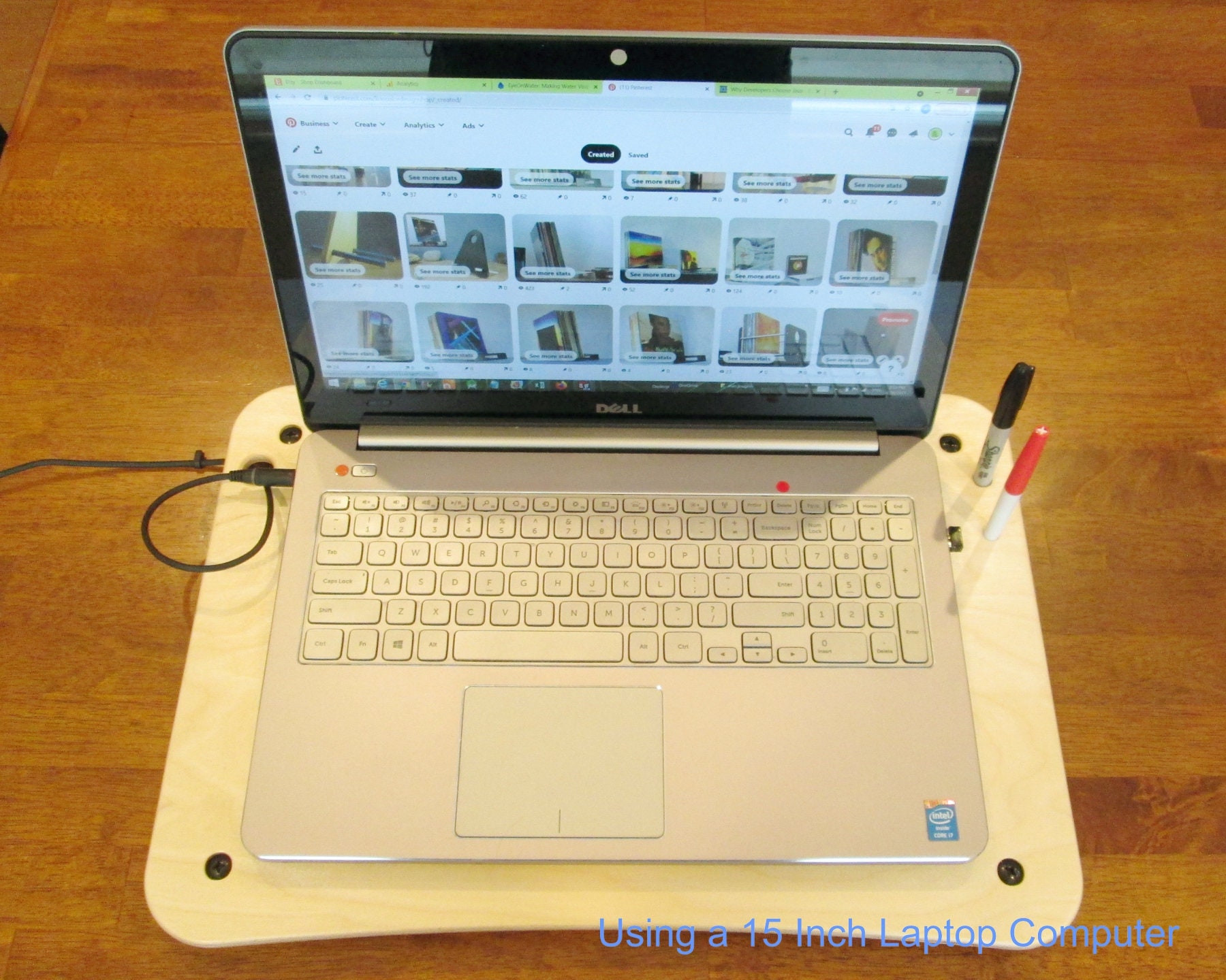 Portable Travel Desk Tray for Laptop Computer Wood Table - Etsy Canada
