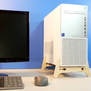 Adjustable PC Tower Stand for Desktop Computer | Contemporary Mid ...