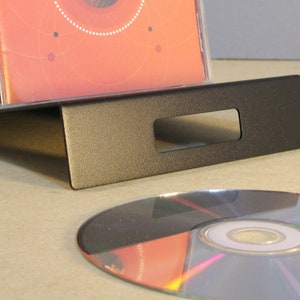Storage Rack for 15 Cds | Simple Modern Tabletop CD Holder | Minimalist ...