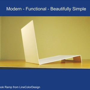 Small Modern Book Stand | Simple and Functional for Home or Office ...