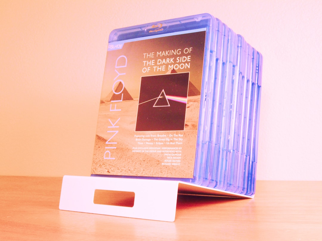 DVD and Blue-ray Storage Stand | Simple Tabletop Minimalist Design in ...