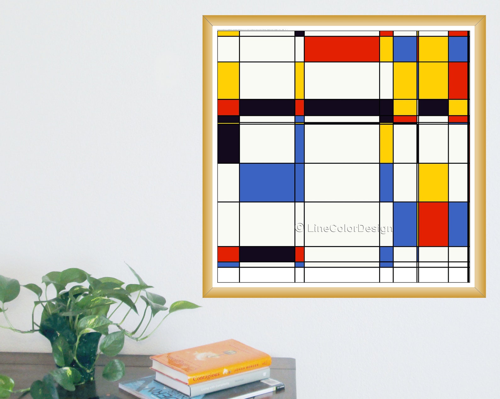 De Stijl Style Digital Art Print | A Retro Touch for Modern Living ...
