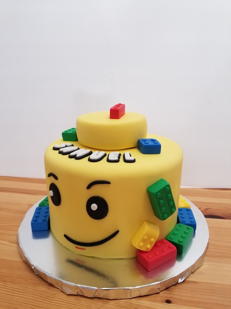 Fondant Building Blocks Cake Toppers/decorations - Etsy