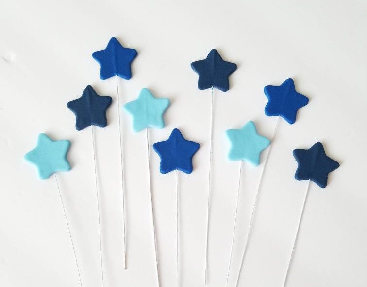 Fondant Star Cake Topper - Etsy