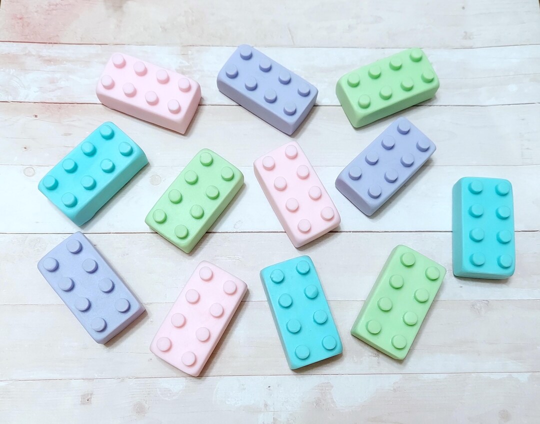 Fondant Building Blocks Cake Toppers/decorations - Etsy