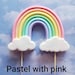 Large Rainbow Cake Topper - Etsy
