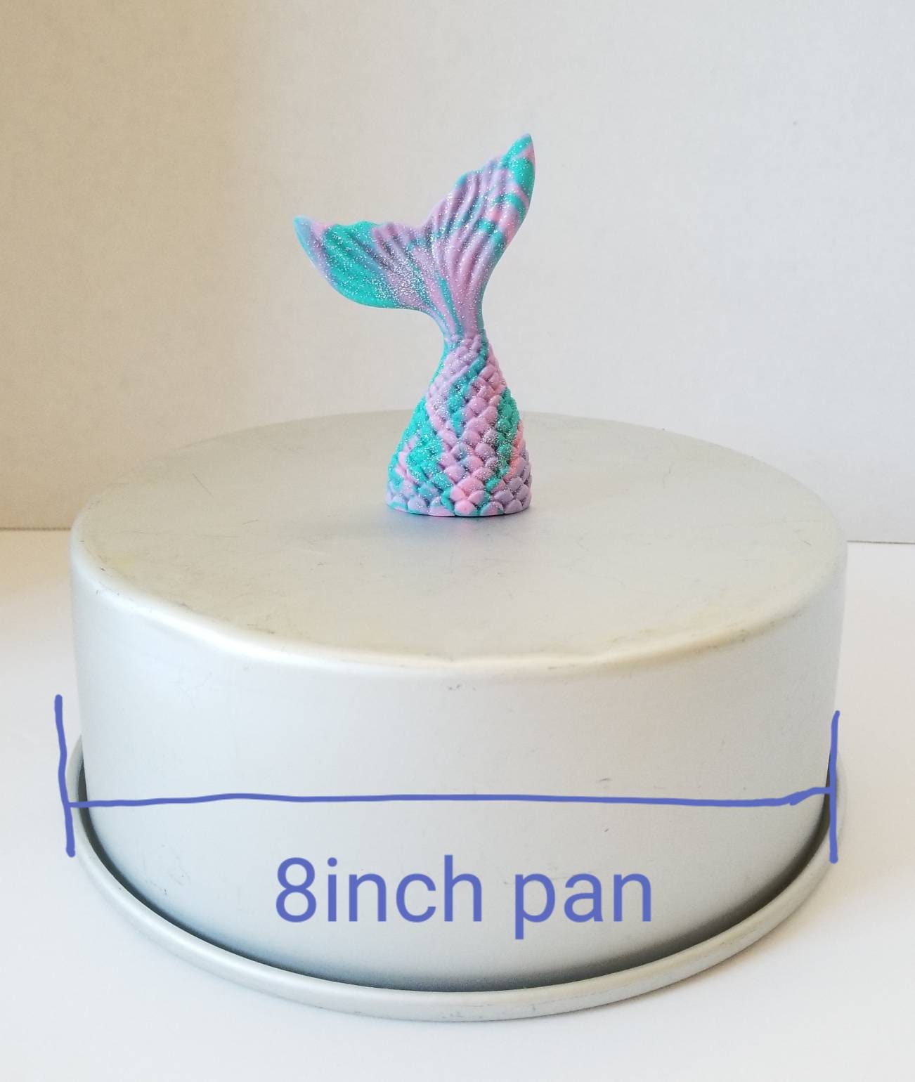 Fondant Mermaid Tail Cake Topper | Etsy