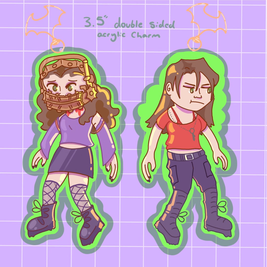 PREORDER Amanda Young SAW Horror Film Acrylic Double Sided Keychain ...