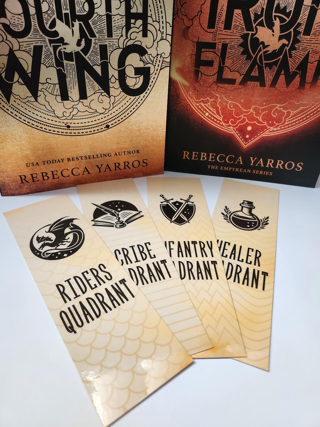 Fourth Wing Quadrants Riders Healers Scribe Infantry Quadrant Bookmark ...