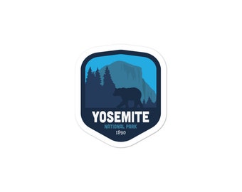 Yosemite National Park Sticker - Etsy