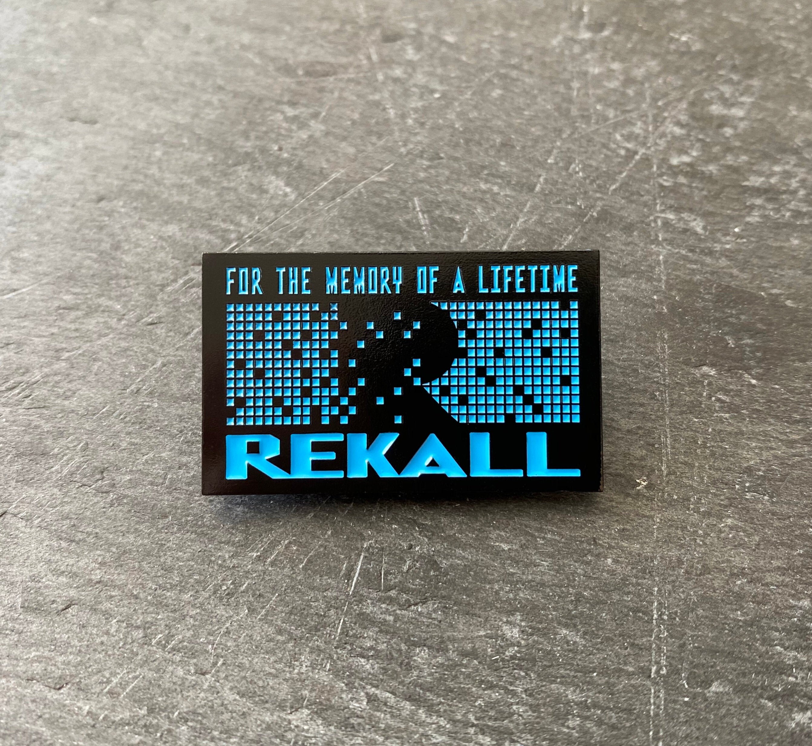 REKALL Soft Enamel Pin Badge - Etsy
