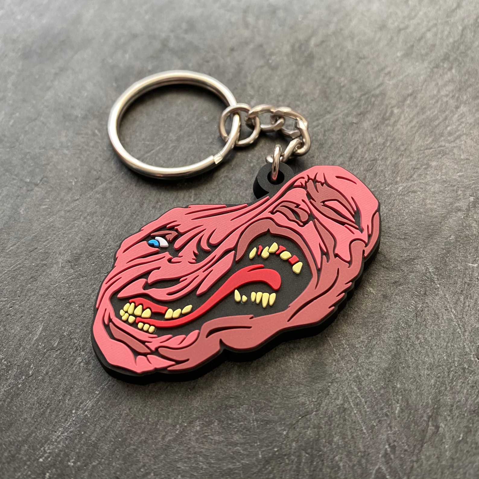 John Carpenter the Thing Inspired "split Face" PVC Keyring - Etsy UK