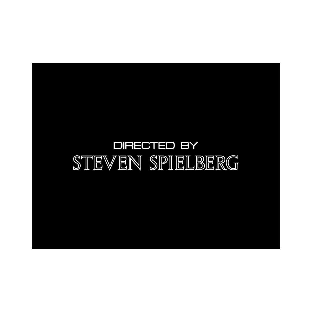 Directed by Steven Spielberg Fine Art Print - Etsy