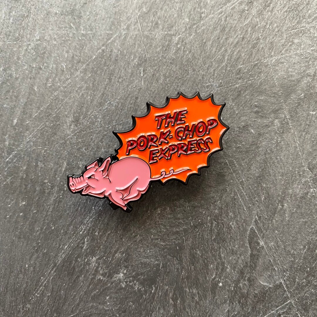 Pork Chop Express Soft Enamel Pin Badge - Etsy