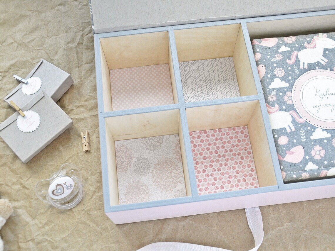 Personalised baby girl Keepsake box Baby Memory Box Baby | Etsy