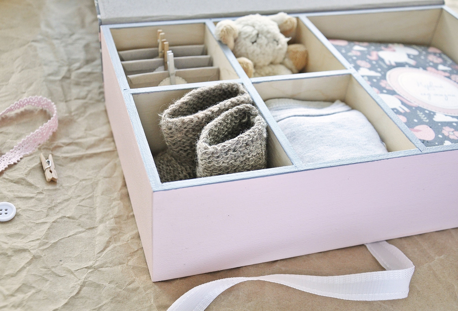 Personalised baby girl Keepsake box Baby Memory Box Baby | Etsy