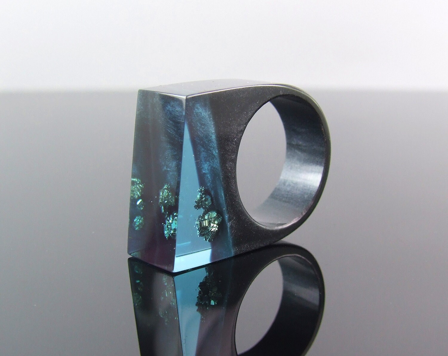 Resin Jewelryresin Ring Resin Art Ring Statement Jewelry | Etsy