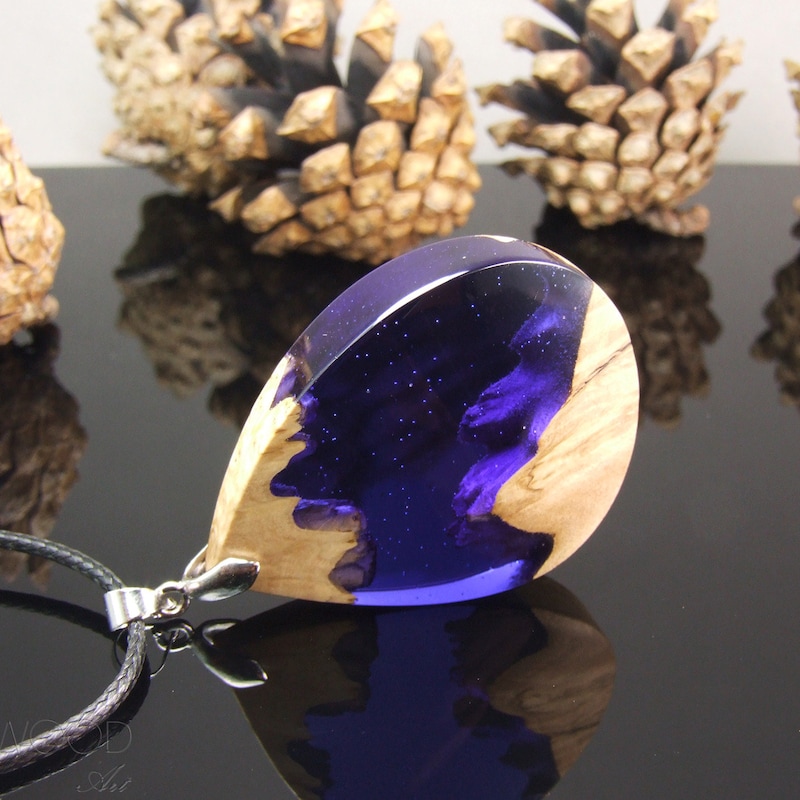 Resin Pendant - Etsy