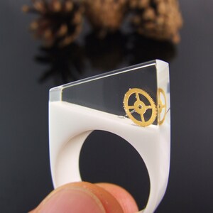 Steampunk Jewelry - Steampunk Ring Women - Cogs and Gears Ring - Etsy