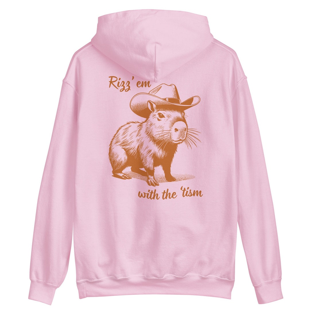 Capybara T Shirt Rizz Em With the Tism Capybara Shirt RBT Sweatshirt ...