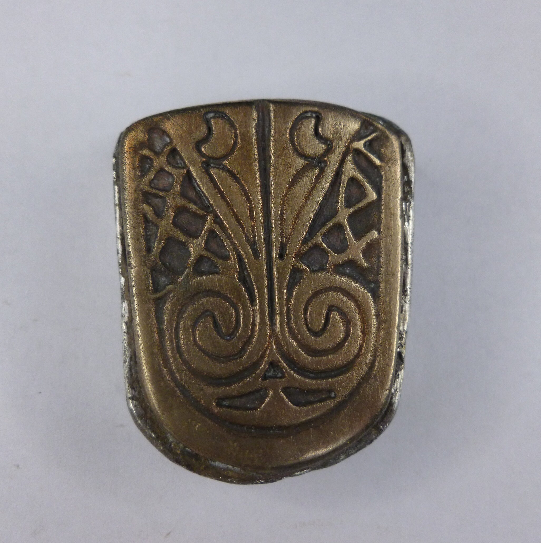 Viking Scale Weight in Lead Free Pewter Colonsay Grave Celtic Inlay ...