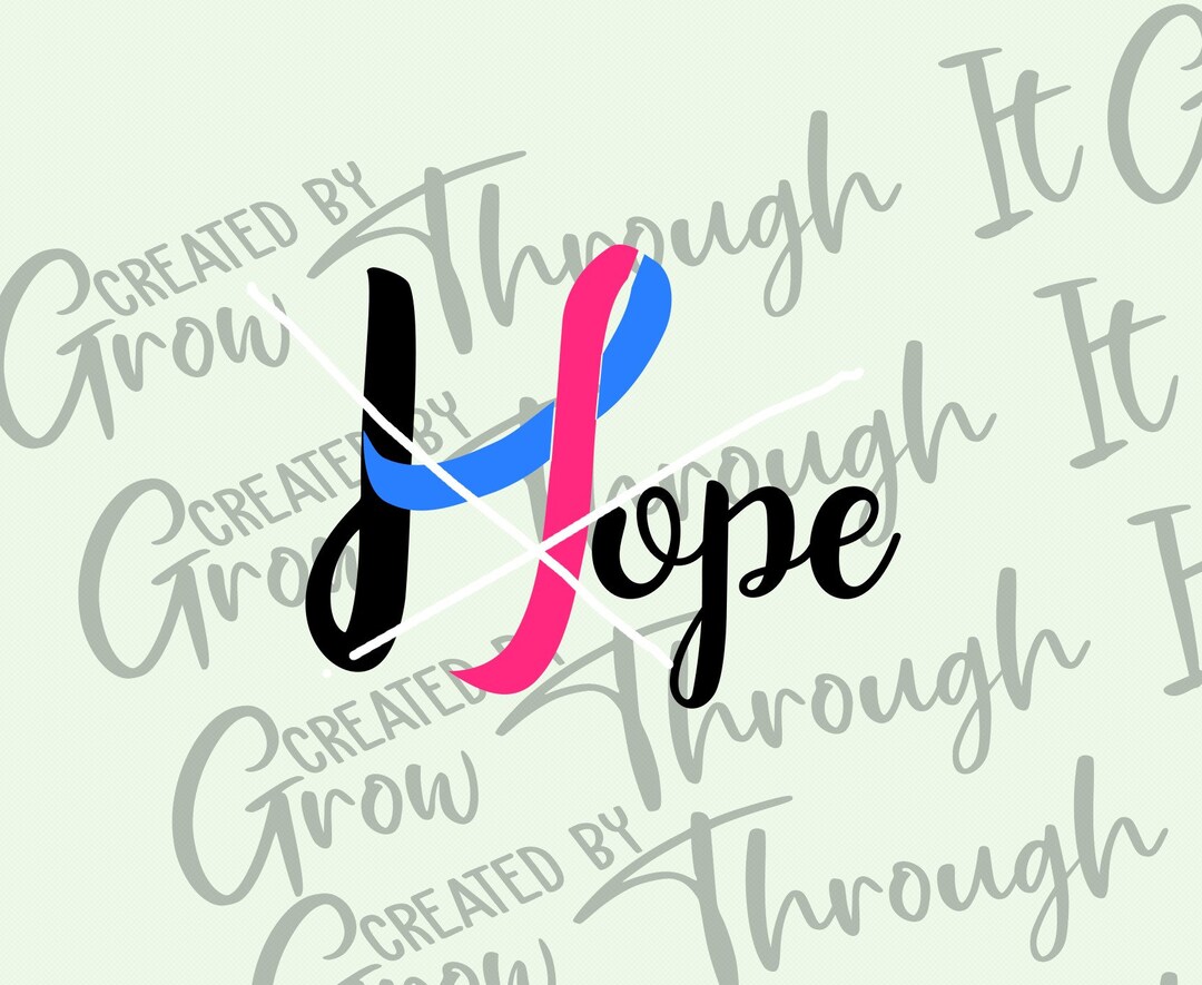 Miscarriage Awareness SVG Hope Miscarriage Ribbon Infant - Etsy
