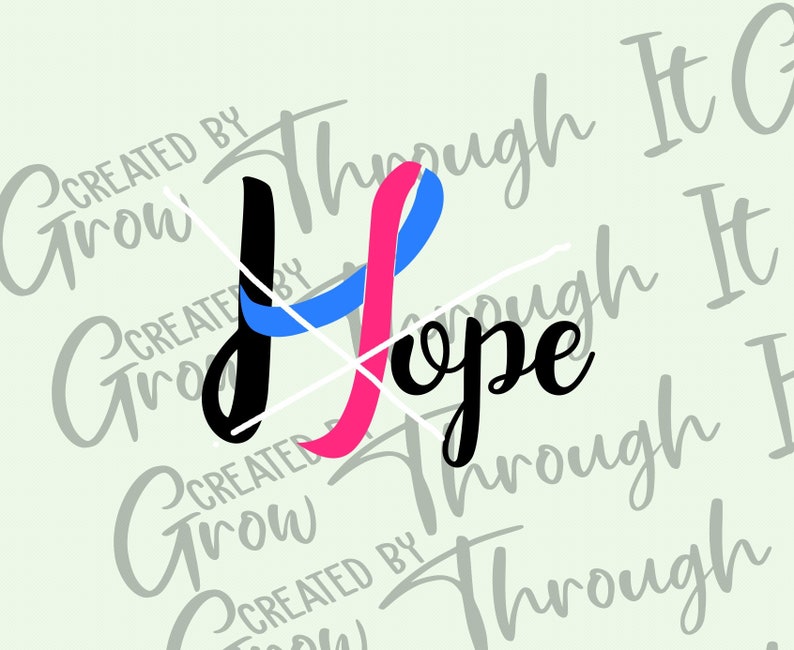 Miscarriage Awareness SVG Hope Miscarriage Ribbon Infant | Etsy