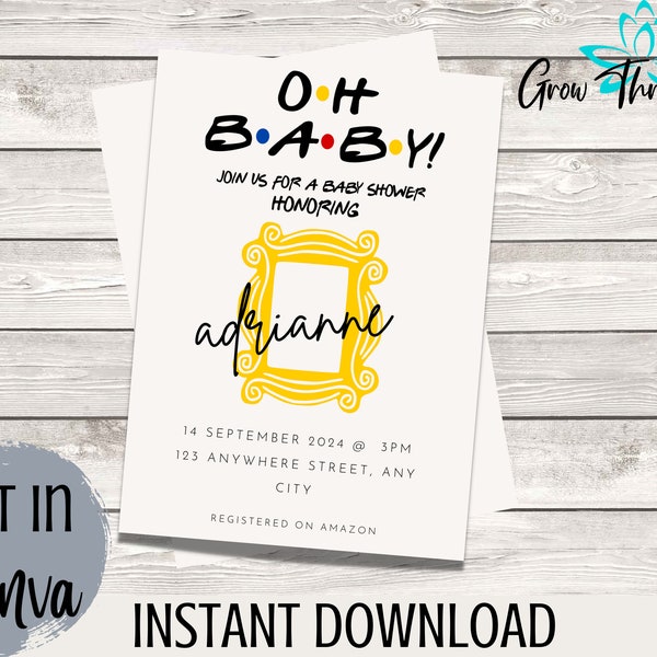 Friends Baby Shower - Etsy