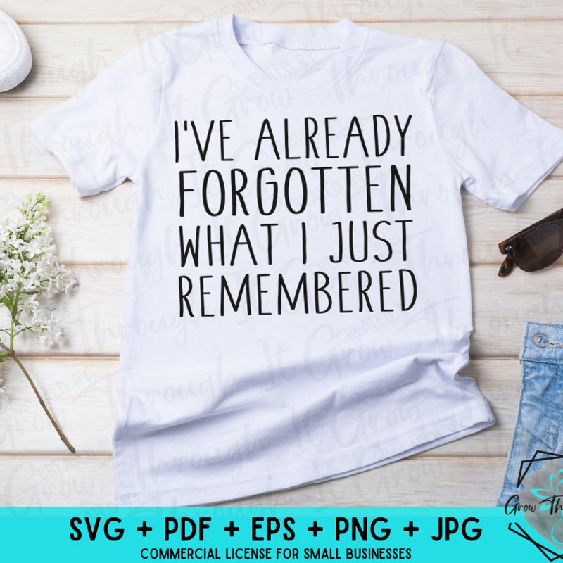 Forgetful Shirt - Etsy