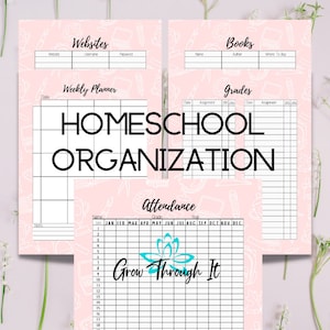 Homeschool Planner - Homeschool Organization - Homeschool Printables ...
