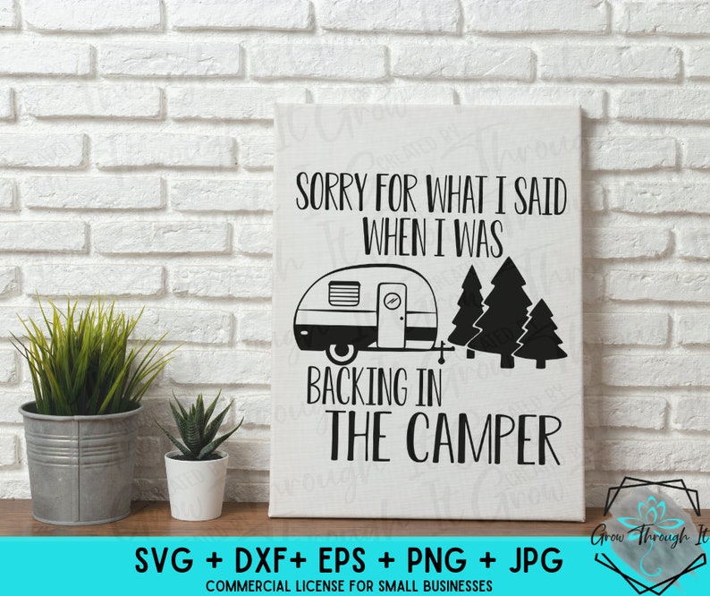 RV Camper Backing in SVG: Funny Camping Quote (digital Download) - Etsy ...