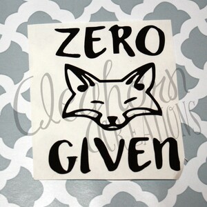 Fox Puns - Zero Fox Given - SVG Cut File - Inappropriate Humor - Funny ...