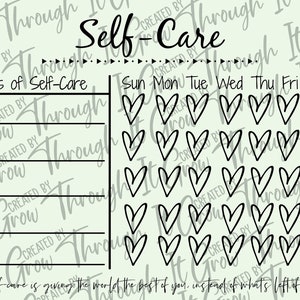 Self Care Weekly Planner - Printable Planner Downloads - Parent Planner ...