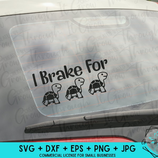 I Stop for Turtles Svg - Etsy