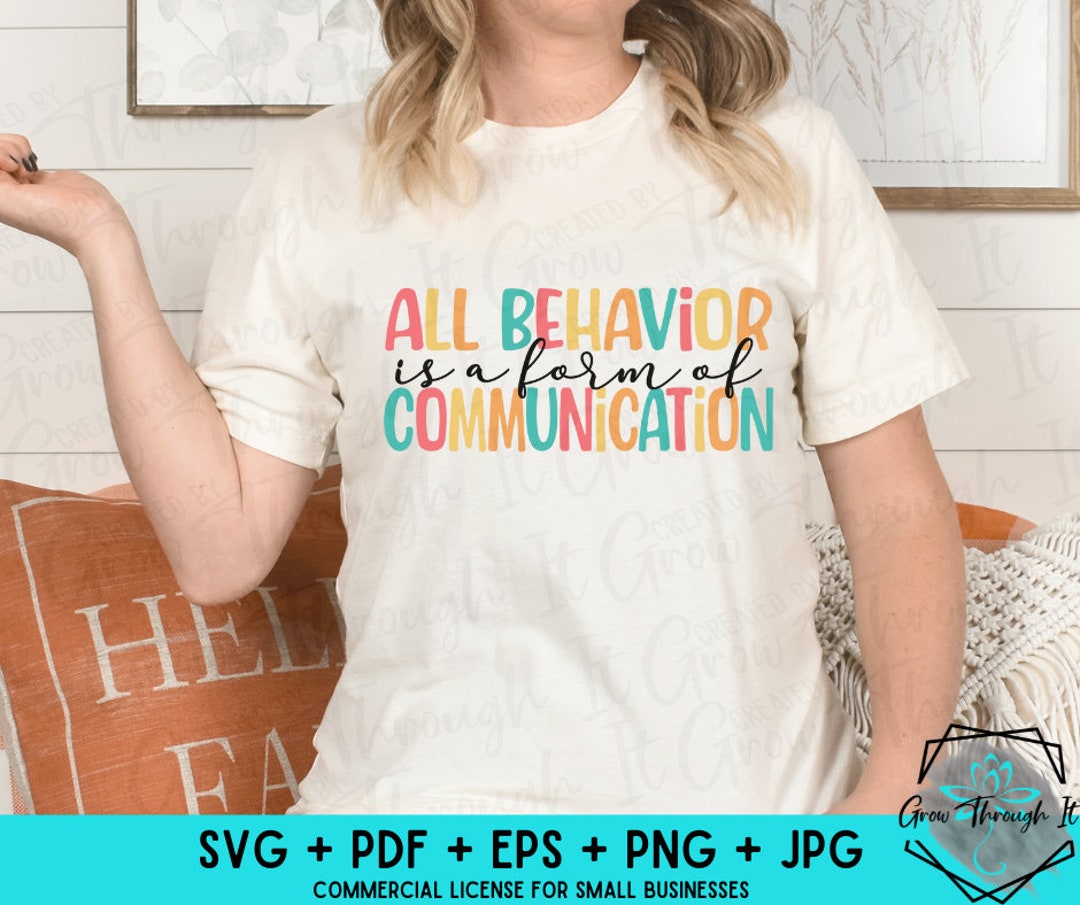All Behavior is Communication - Inclusion - Neurodiversity - Special ...