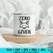 Fox Puns Zero Fox Given SVG Cut File Inappropriate Humor Funny Fox ...