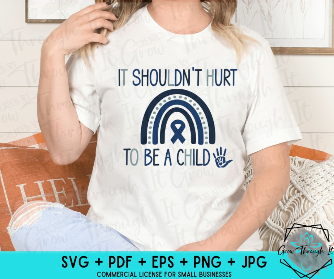 Child Abuse Awareness SVG – Ribbon Design (digital Download) - Etsy