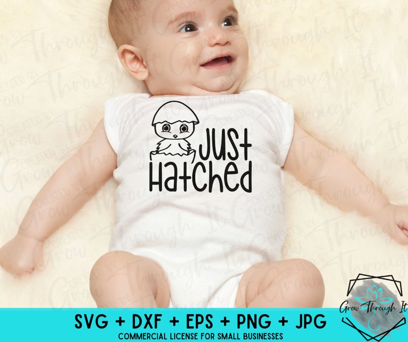 Just Hatched SVG SVG Cut File Circut Silhouette File - Etsy