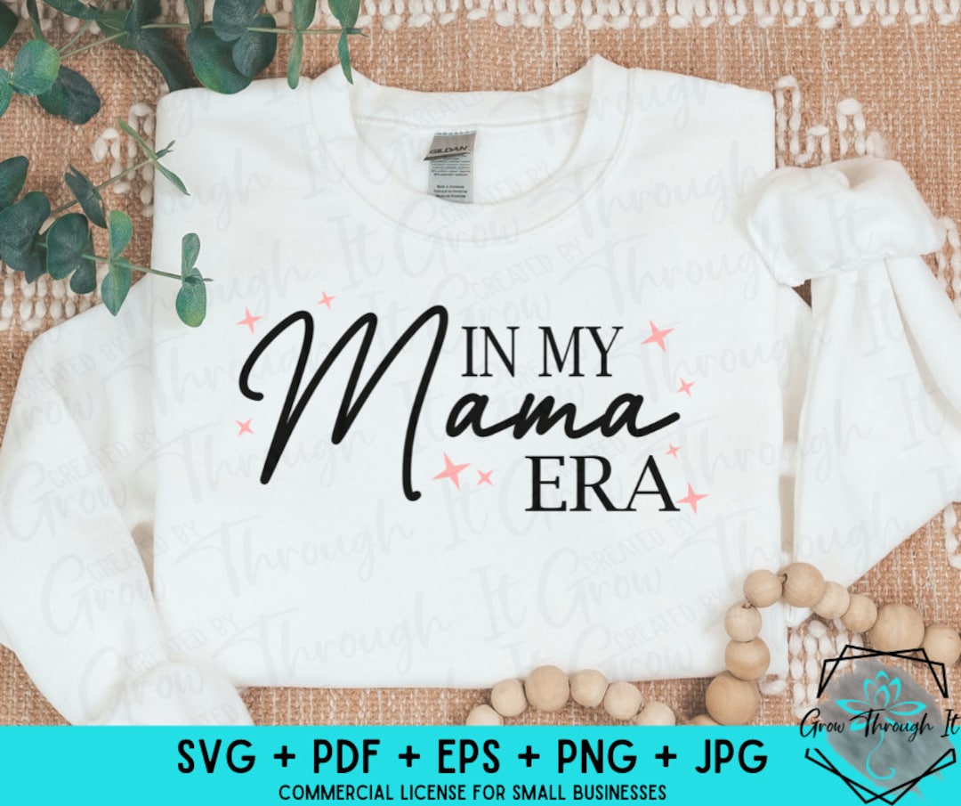 Mom Life SVG - in My Mama Era - Mom Decal - Mommy Tshirt - Etsy