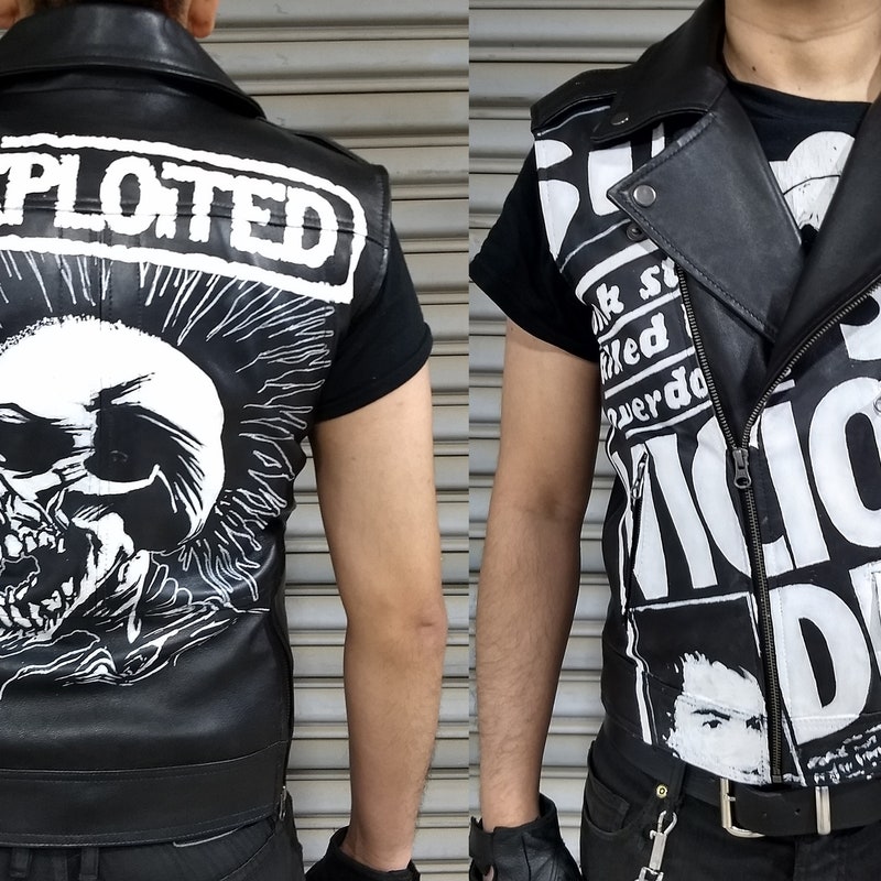 Punk Vest - Etsy