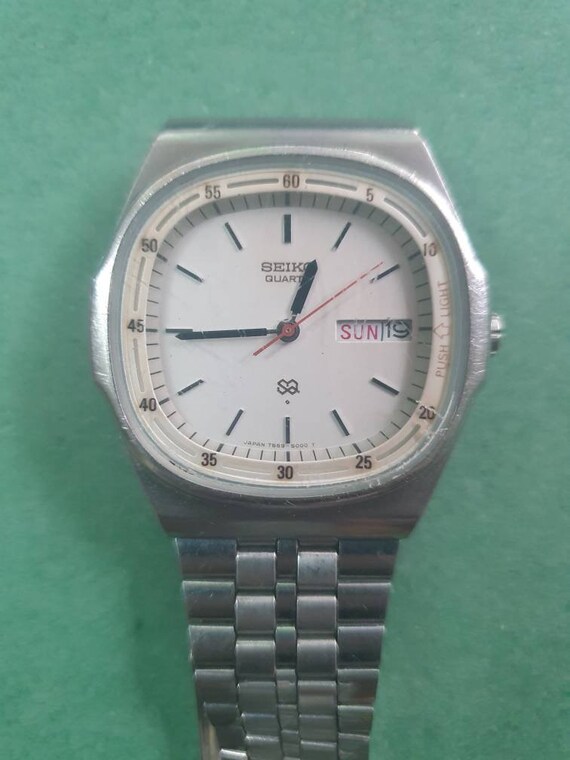 Original Seiko 7559-8000 Quartz Watch. Quick set day … - Gem