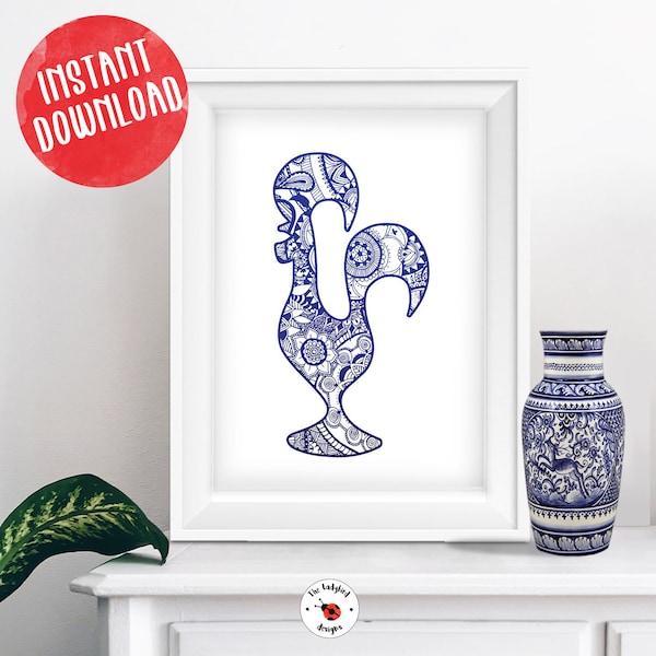 Portuguese Rooster - Etsy
