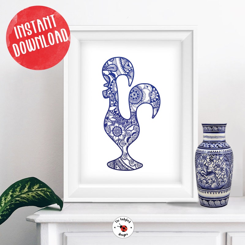Portuguese Rooster - Etsy