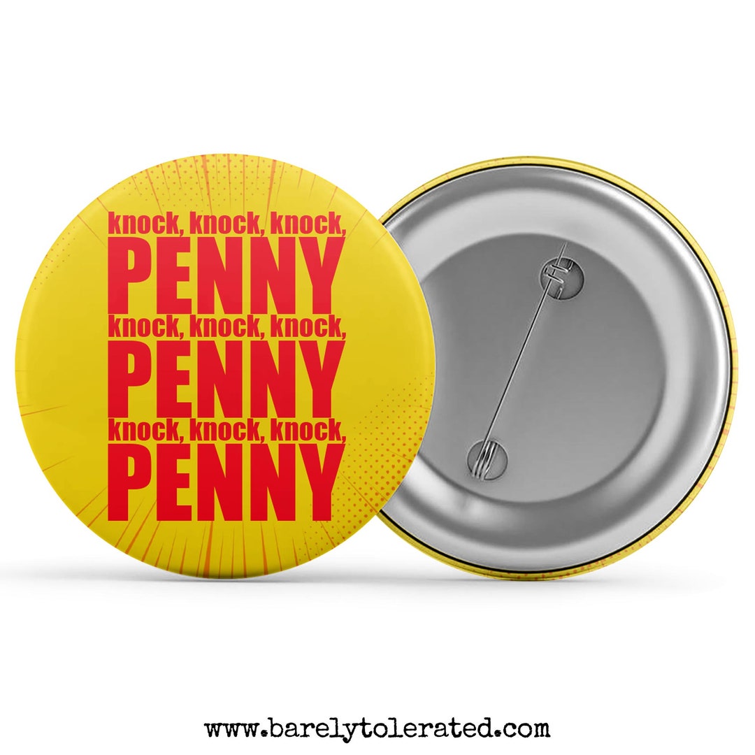 Knock, Knock, Knock, Penny Badge / Magnet / Keyring - Etsy