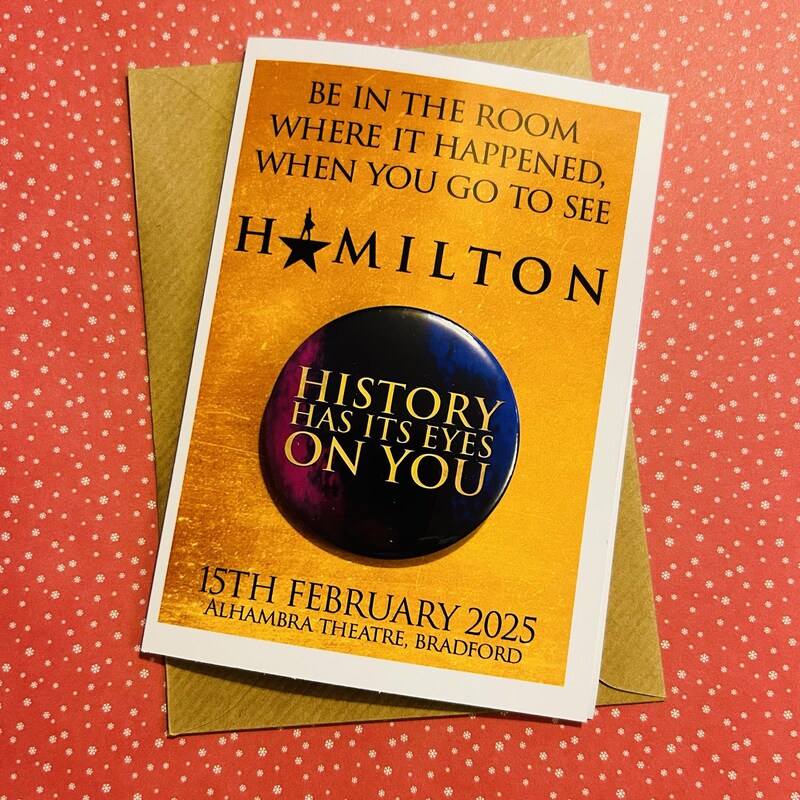 Hamilton Pin - Etsy