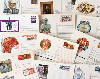 Russian Postcards - Etsy