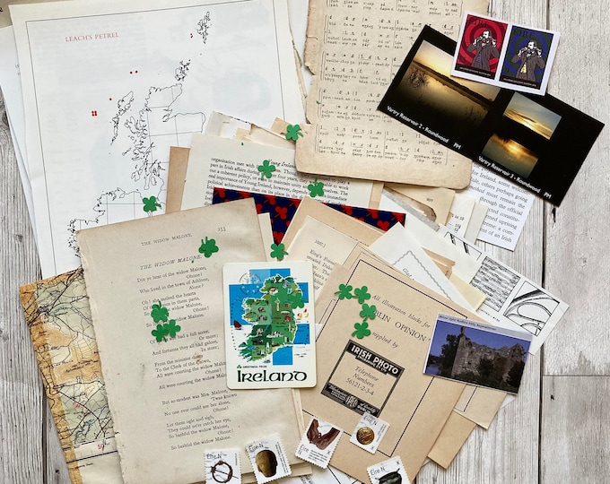 Ireland Paper Pack, 70+ Irish Vintage Ephemera and Pictures for ...