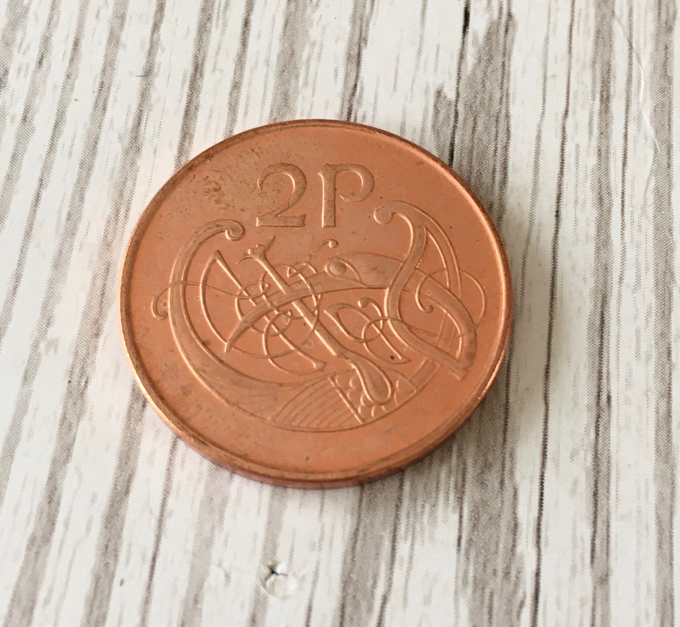 Irish Coins Pack 9 Celtic Design 2p Penny Coins From Ireland - Etsy Ireland